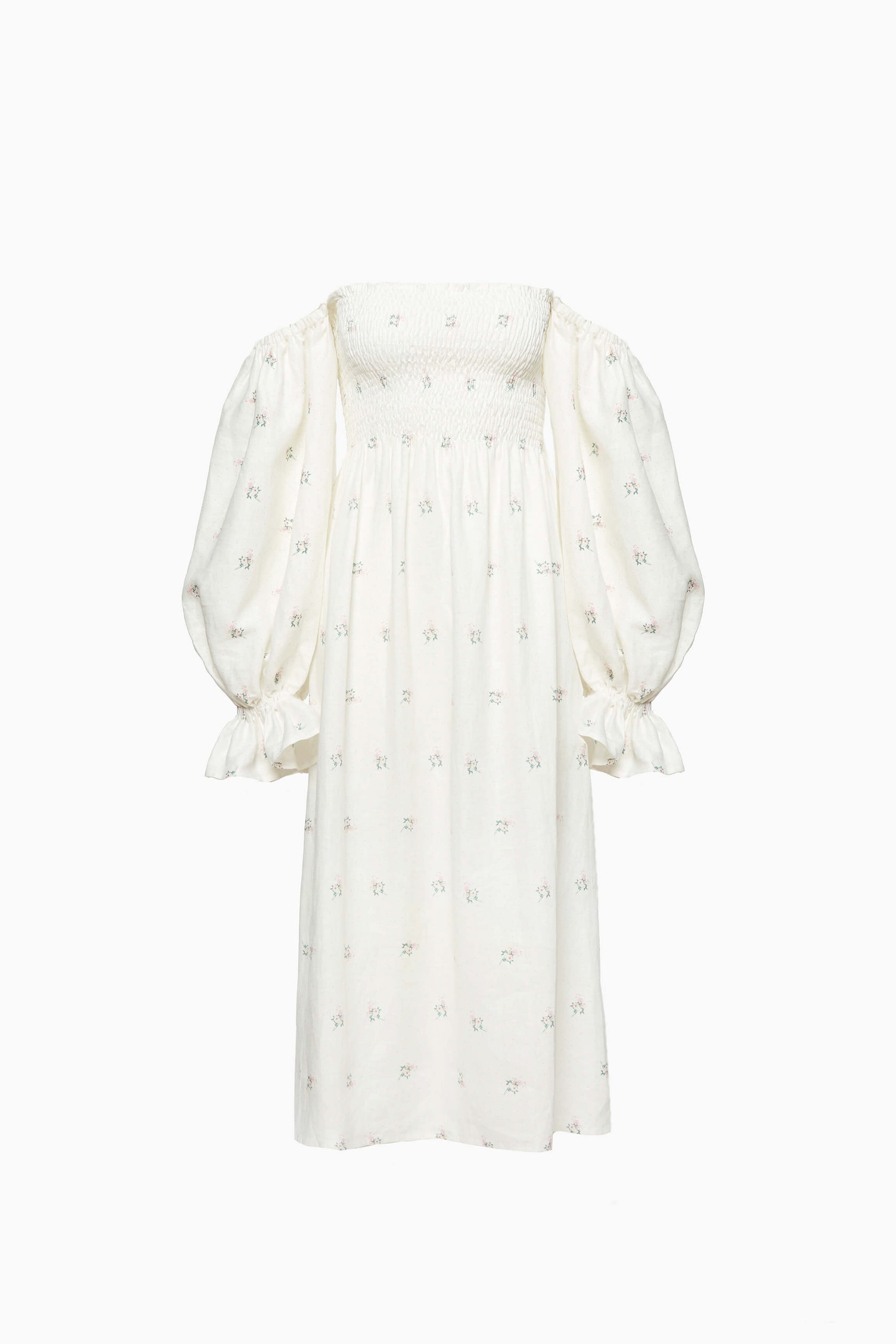 SLEEPER Atlanta dress | Navy linen dress for women – Sleeper