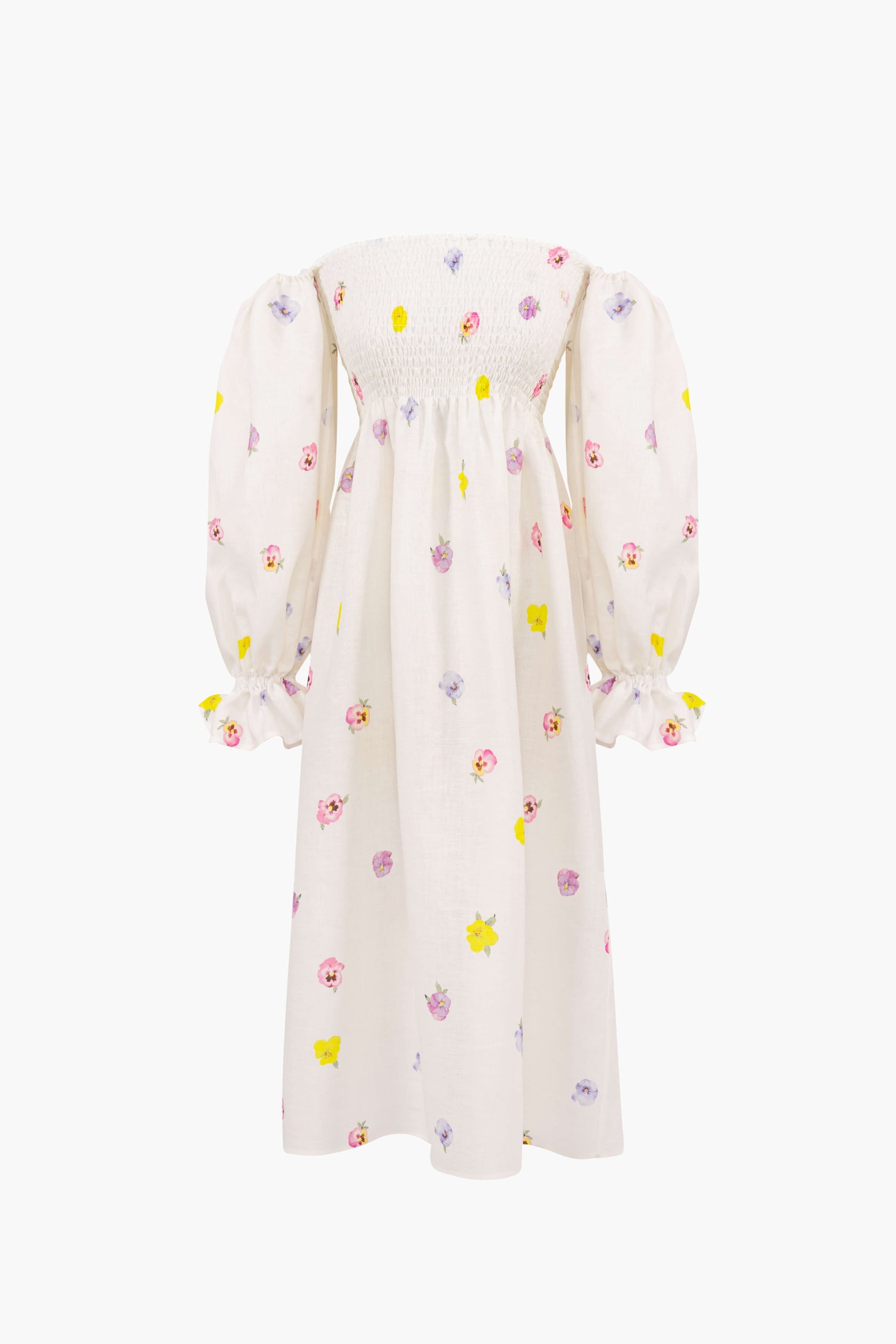 SLEEPER Atlanta dress | Navy linen dress for women – Sleeper